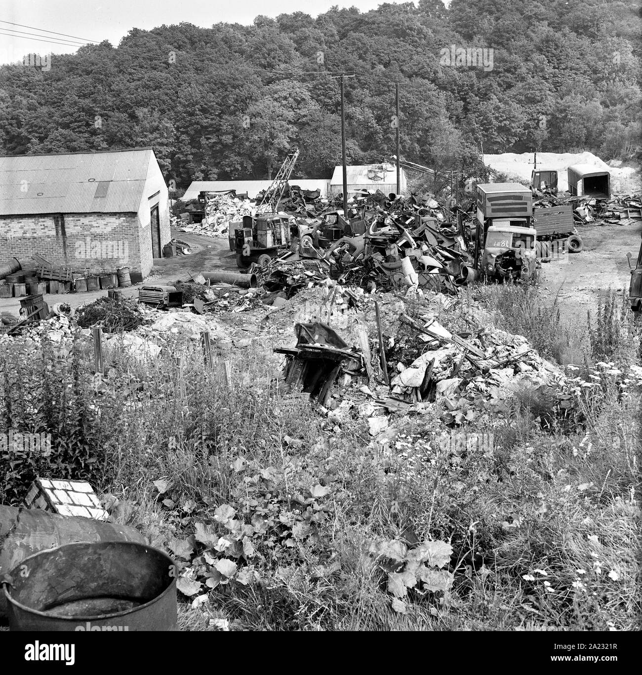 Scrap dealer Black and White Stock Photos & Images - Alamy