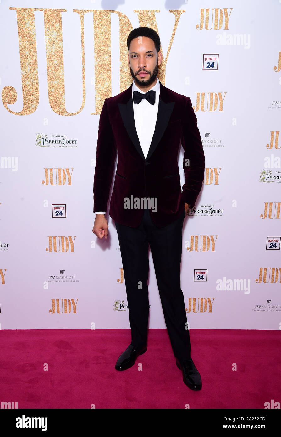Royce Pierreson arriving for the Judy European Premiere held at the ...
