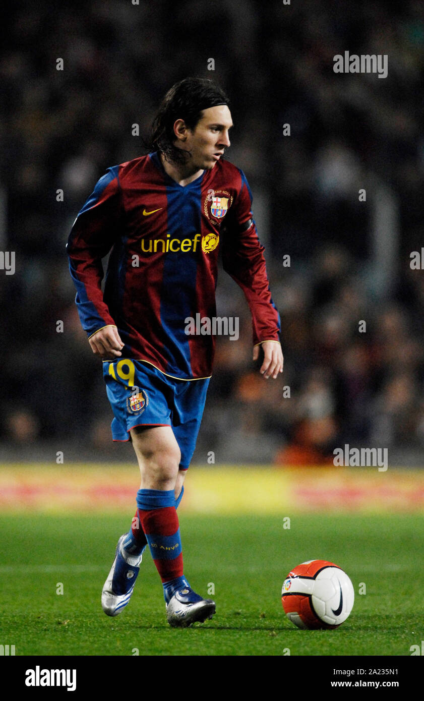 Lionel messi 2008 hi-res stock photography and images - Alamy