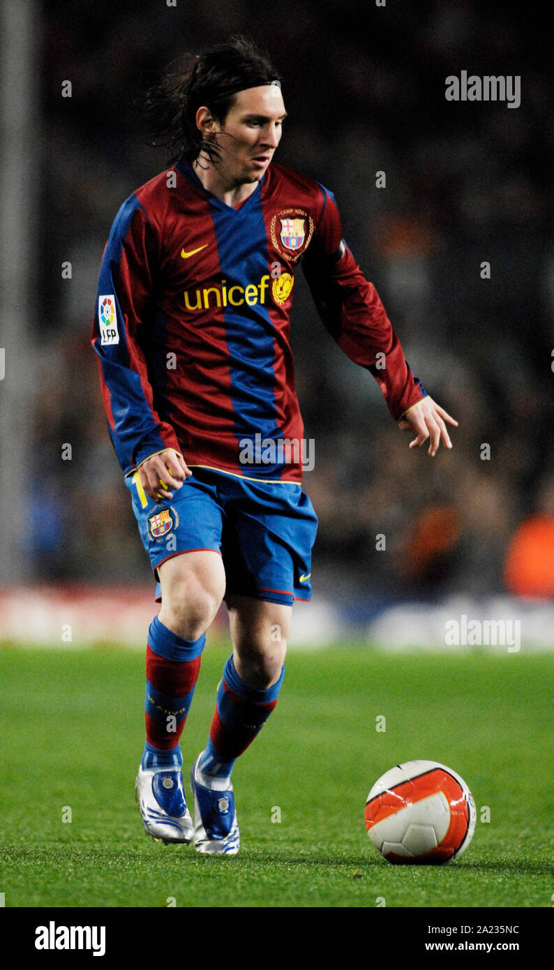 Lionel messi 2008 hi-res stock photography and images - Alamy