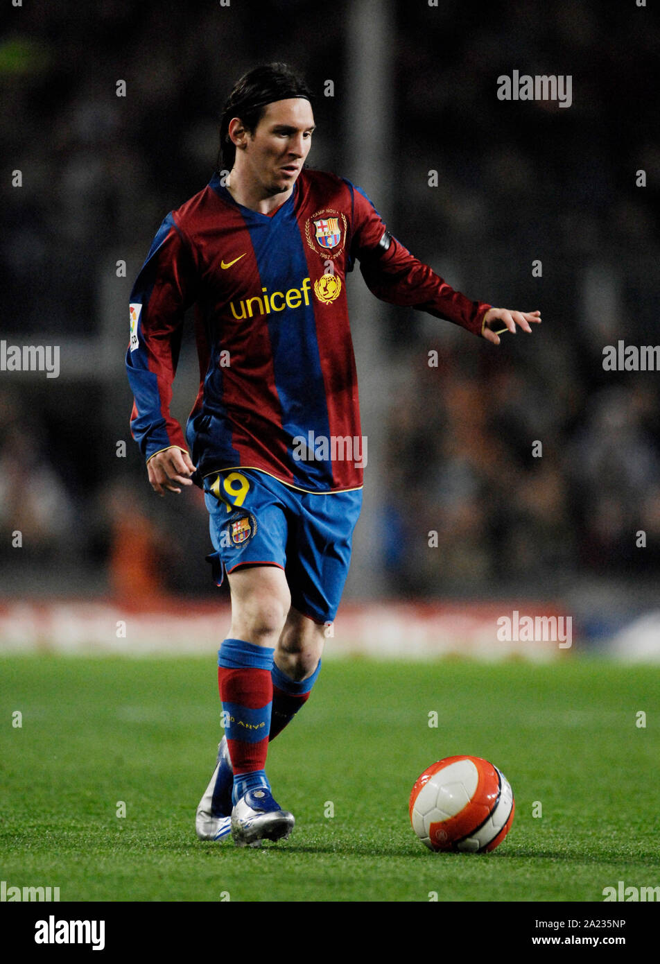 Lionel messi 2008 hi-res stock photography and images - Alamy
