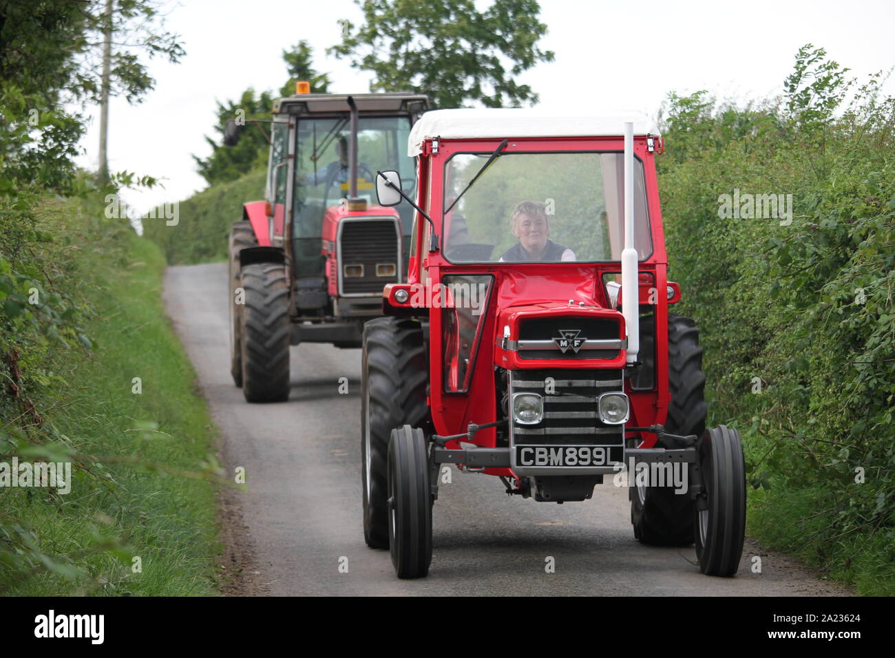 Red massey ferguson 135 hi-res stock photography and images - Alamy