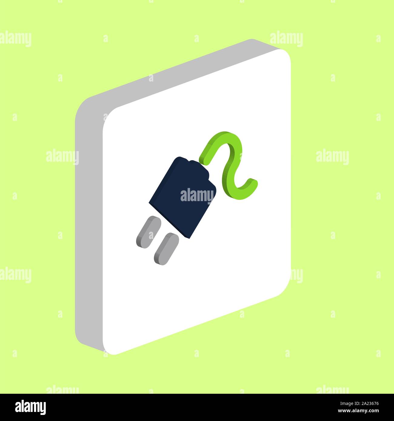 Cord plug Stock Vector Images - Alamy