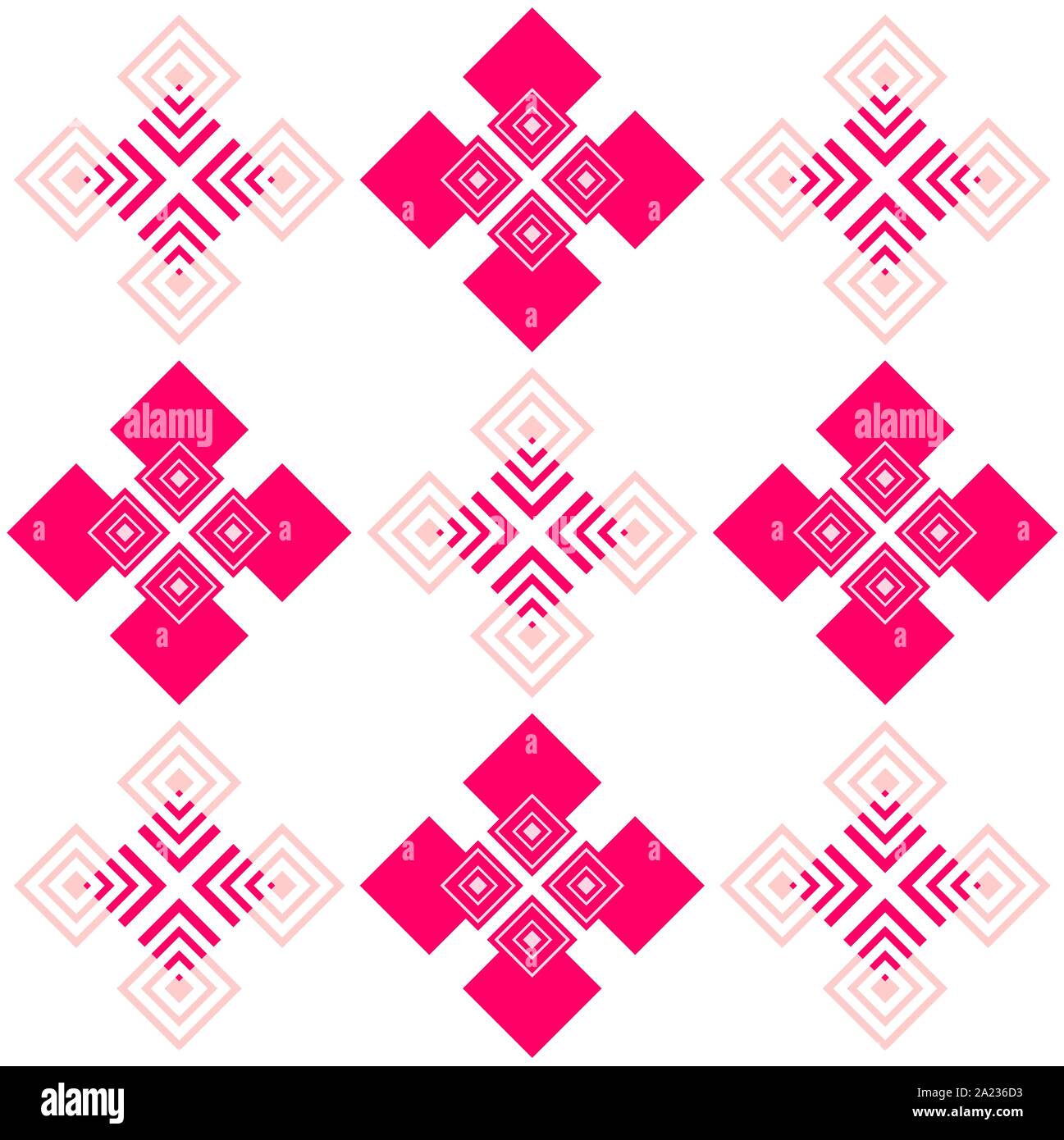 Symmetrical square figures Stock Vector Images - Alamy