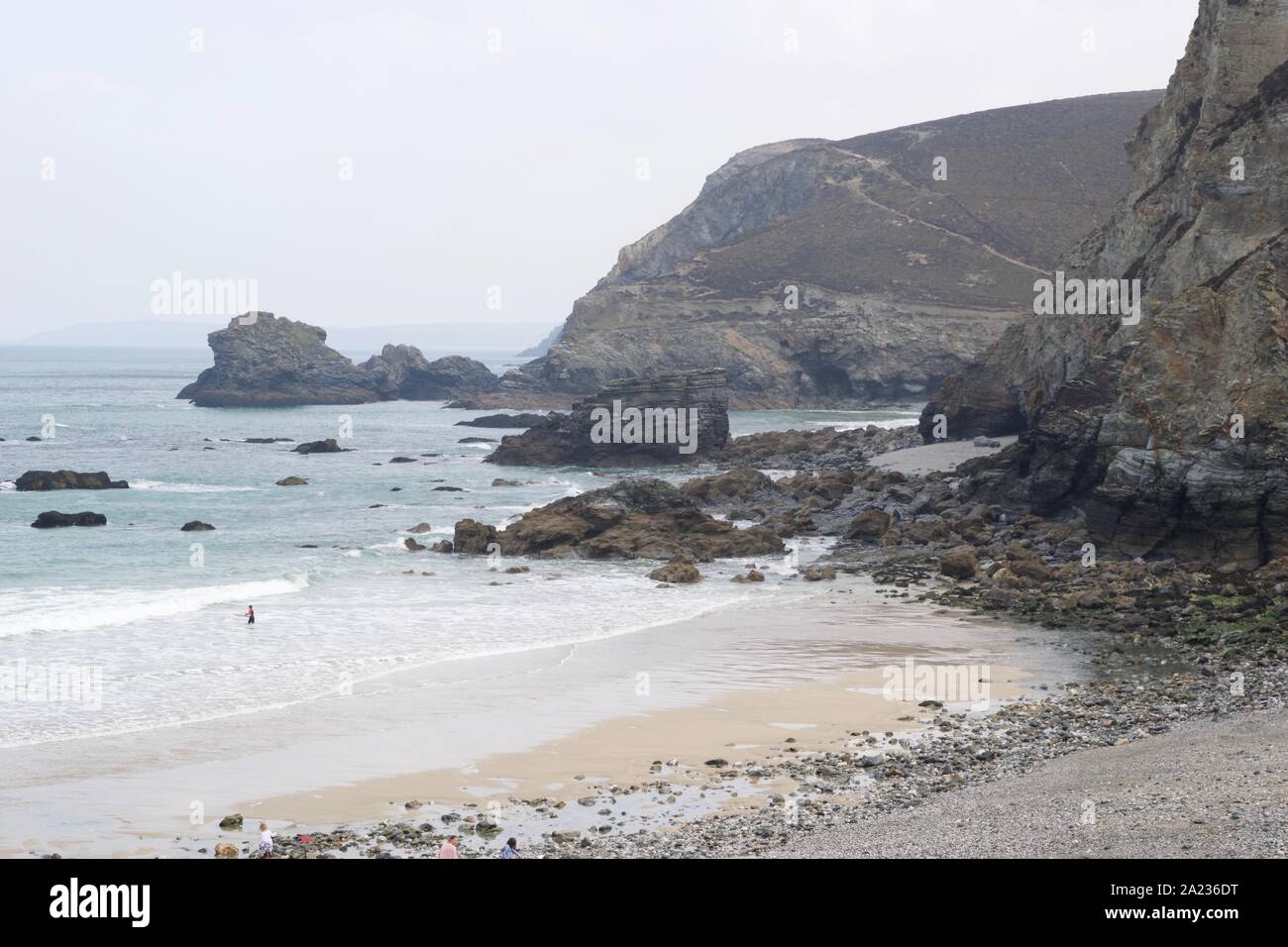 Trevellas porth st agnes hi-res stock photography and images - Alamy