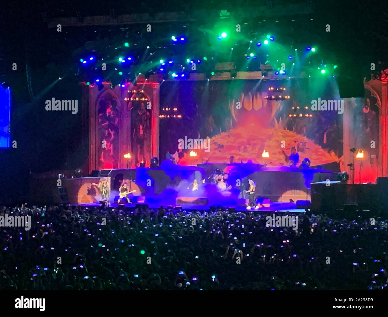 Heavy Metal Concert Stage View High Resolution Stock Photography and ...