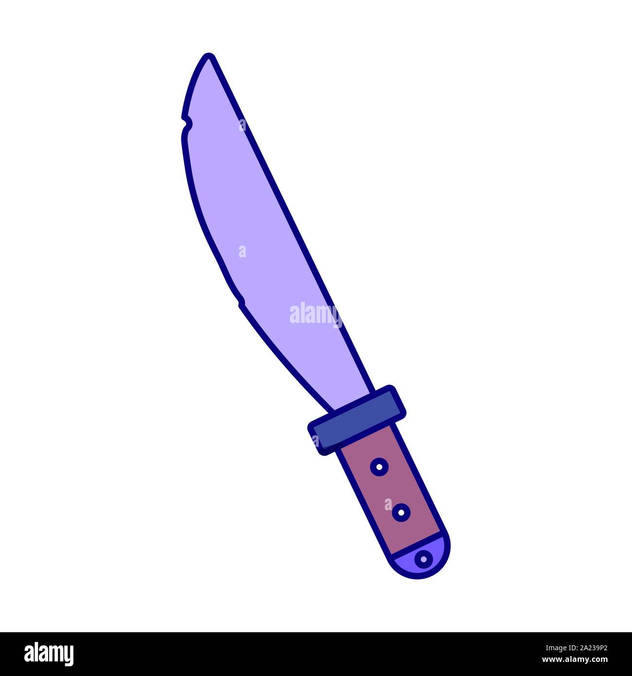 steel machete weapon icon design vector illustration Stock Vector Image ...