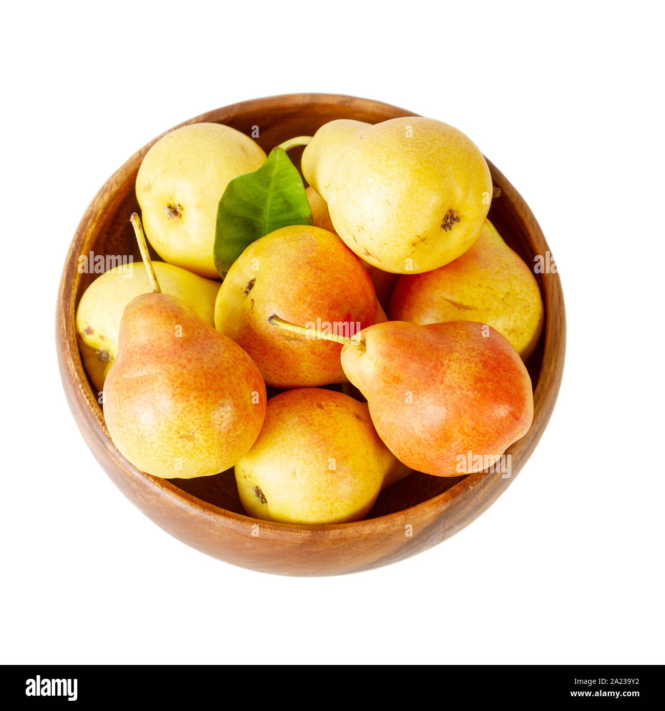 Closeup shot ripe pears Cut Out Stock Images & Pictures - Alamy