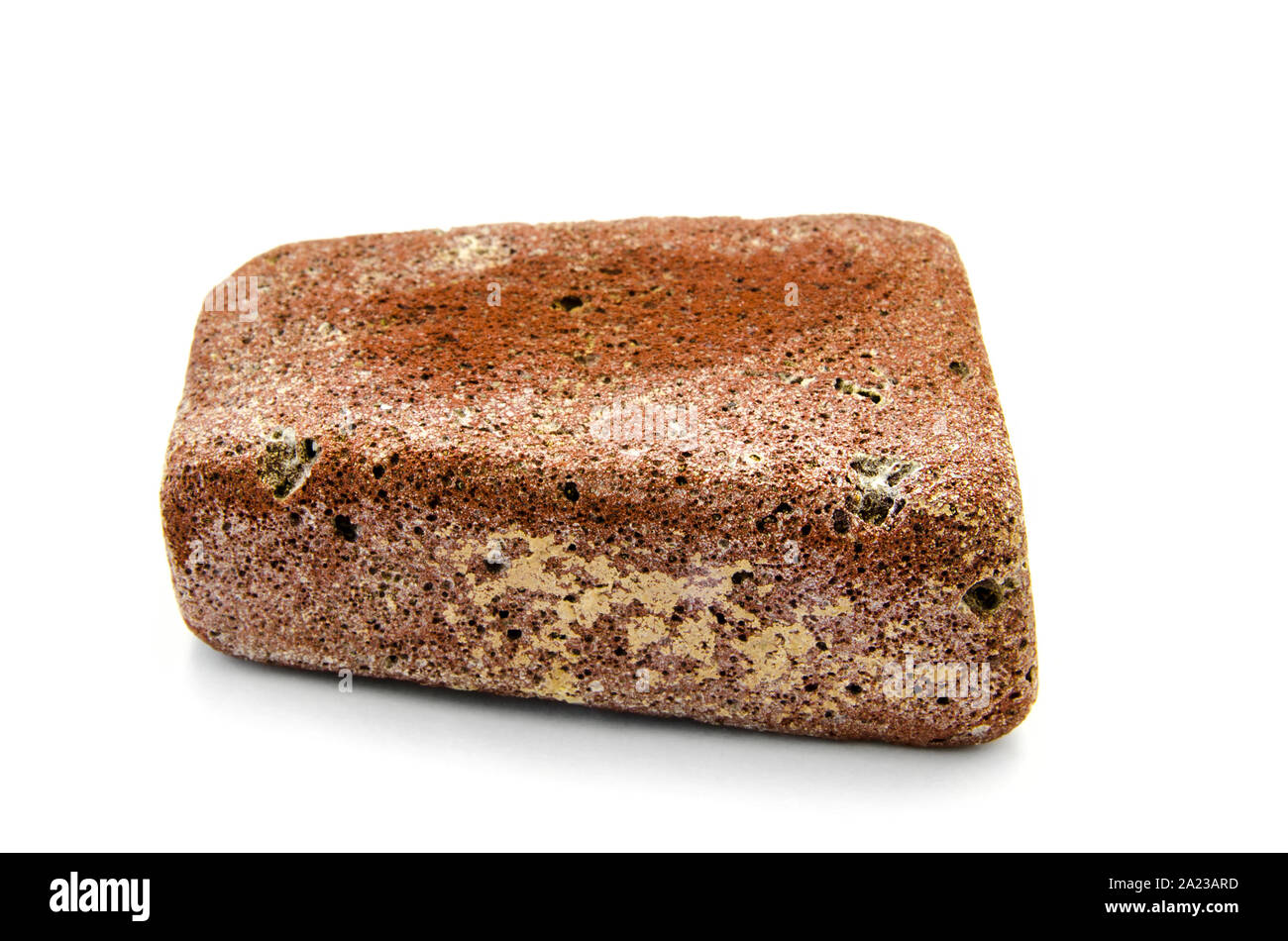 Red pumice rock Cut Out Stock Images & Pictures - Alamy