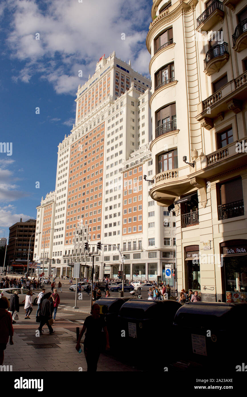 Hotel Plaza Riu in Madrid, Spain Stock Photo - Alamy