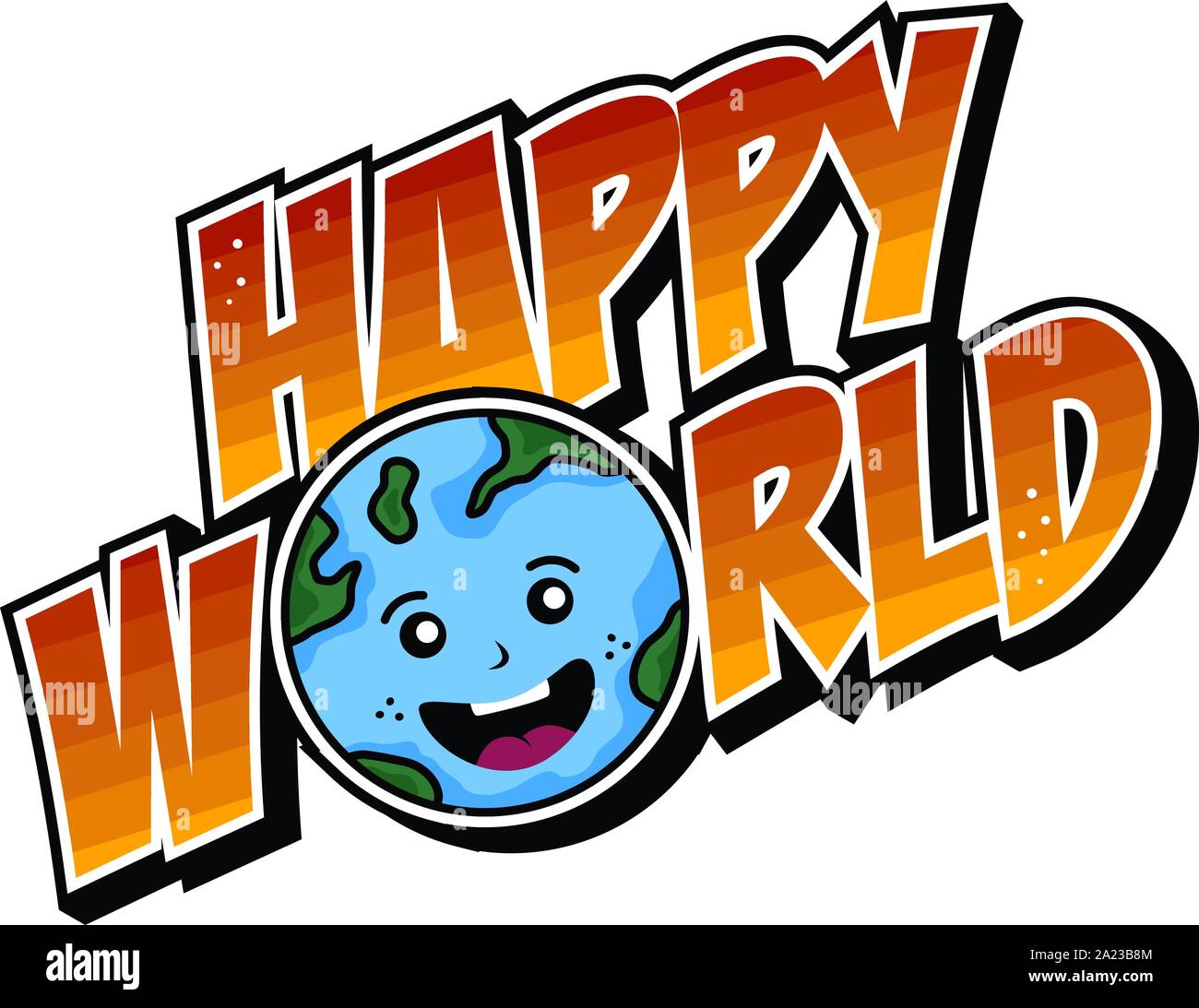 save our world planet earth campaign vector art Stock Vector Image ...