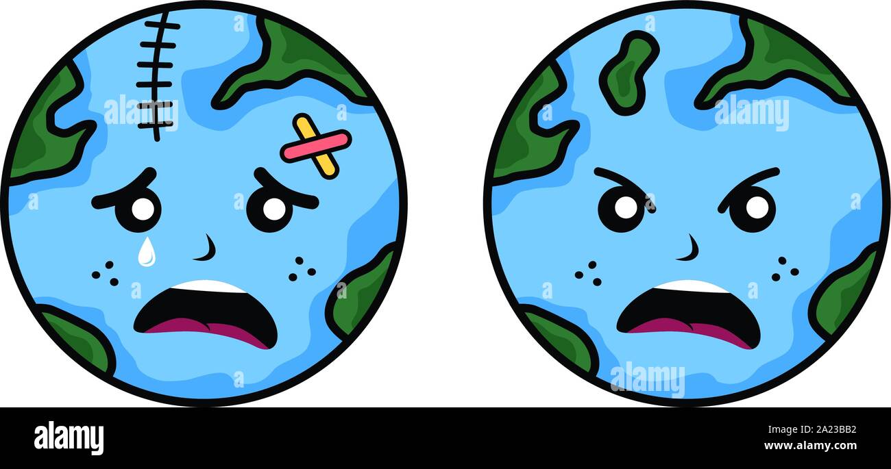 save our world planet earth campaign vector art Stock Vector Image ...