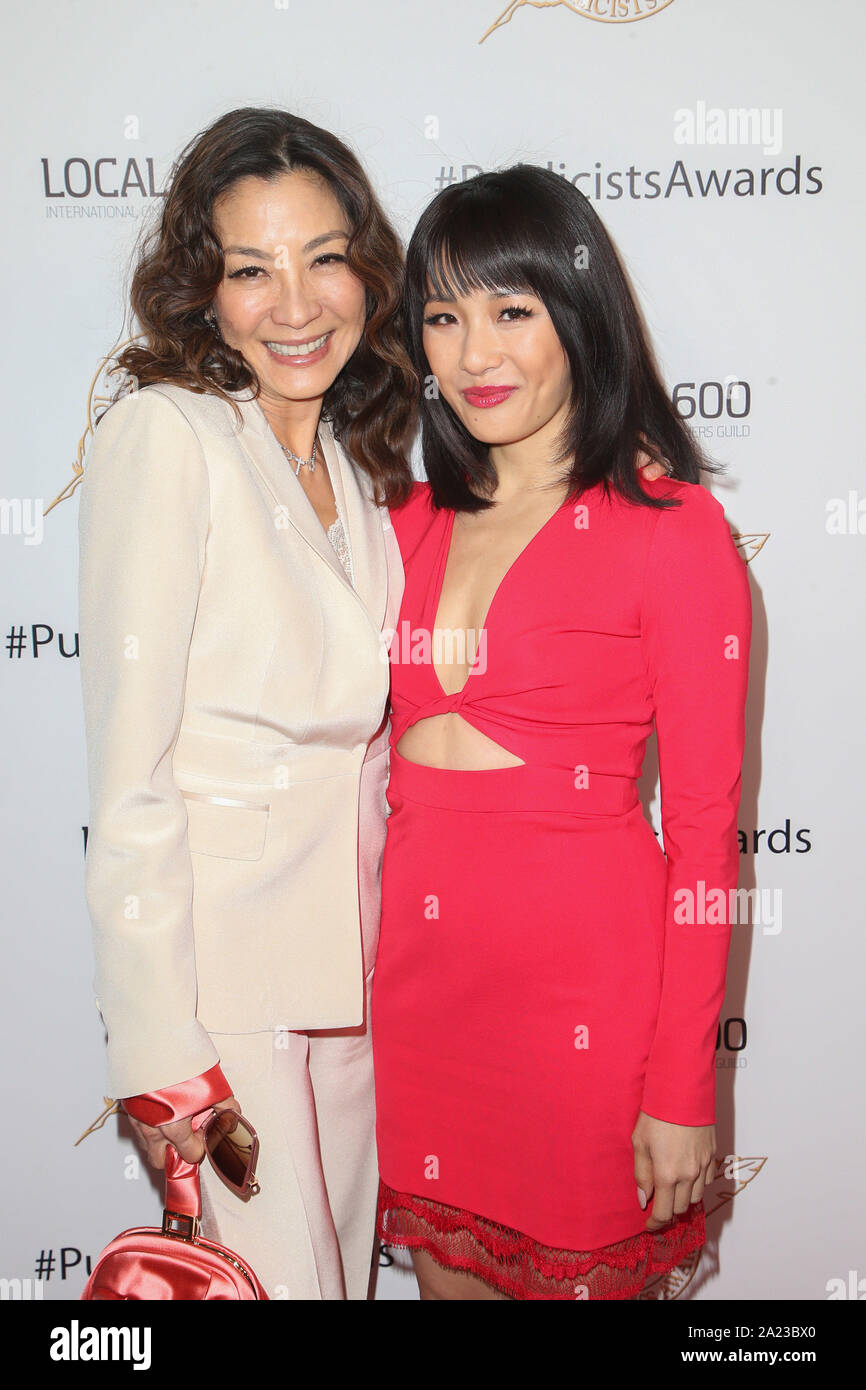 Beverly Hills, CA, USA. Michelle Yeoh, Constance Wu at 56th Annual ICG ...