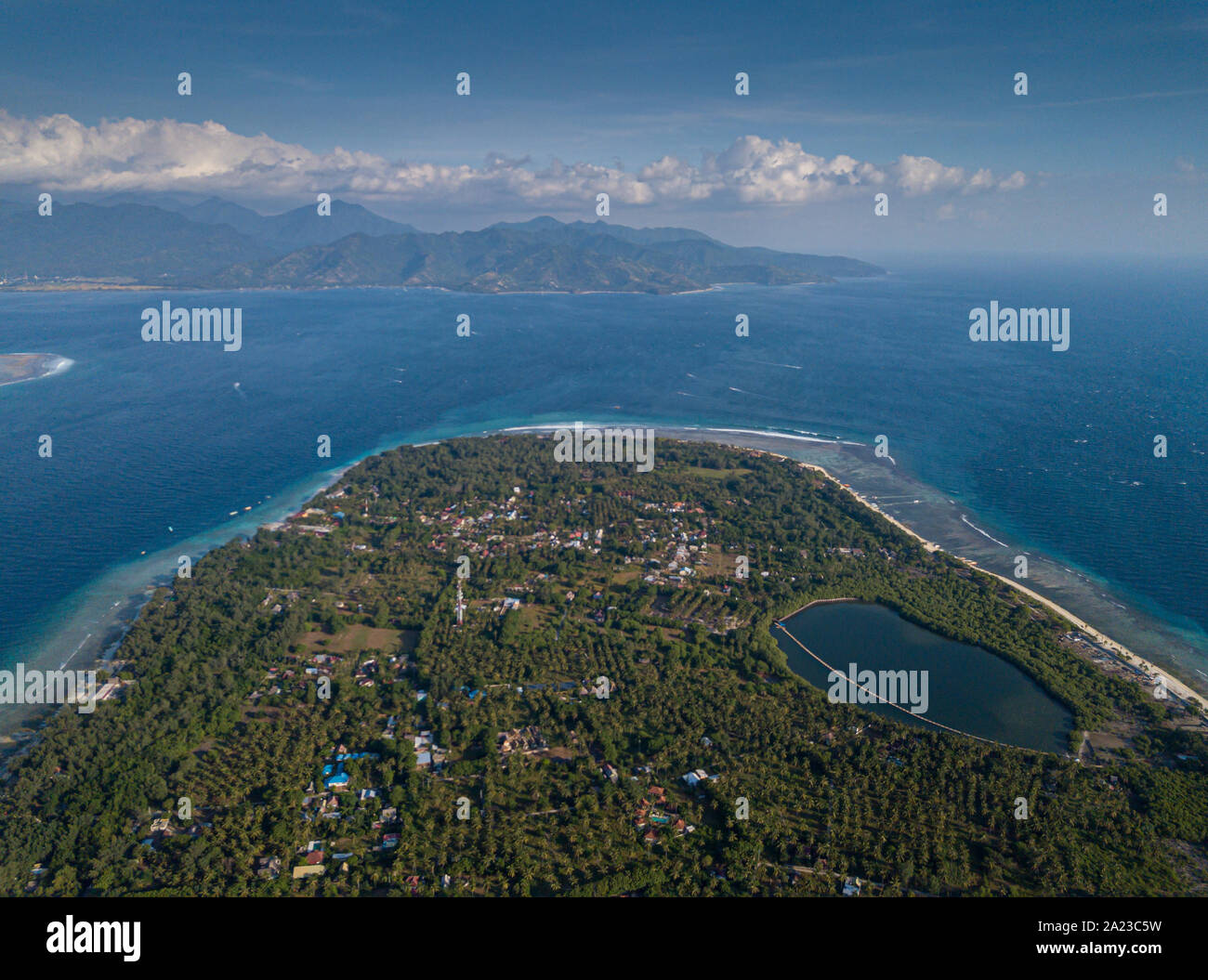 Gili islands indonesia aerial hi-res stock photography and images - Alamy