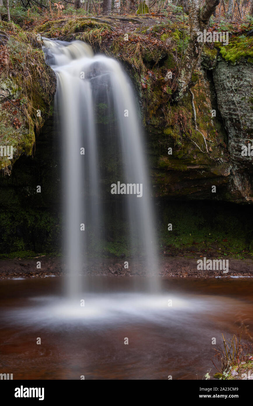 Scott Falls, Au Train, Michigan, USA Stock Photo - Alamy