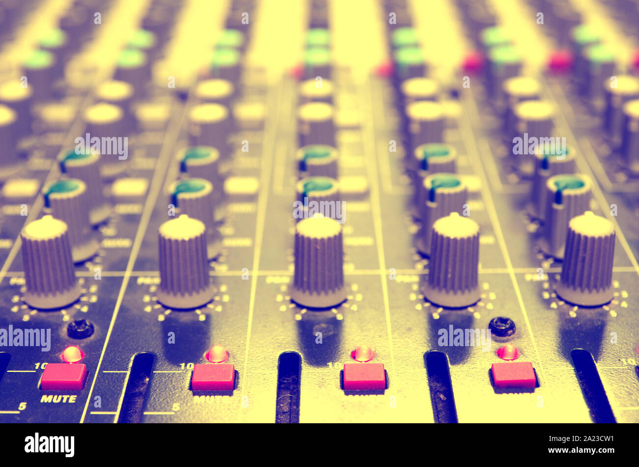 music mixer in a sound recording studio Stock Photo - Alamy