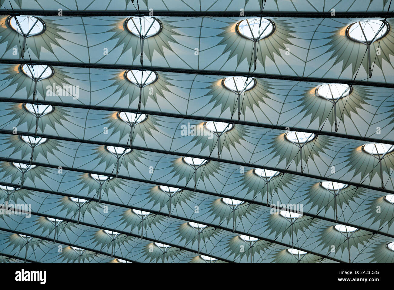 Stadium roof design with geometric shapes. Abstract background ...