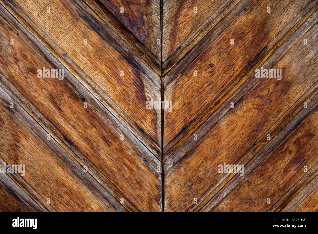 Wooden diagonal brown natural background or texture. Wood texture ...