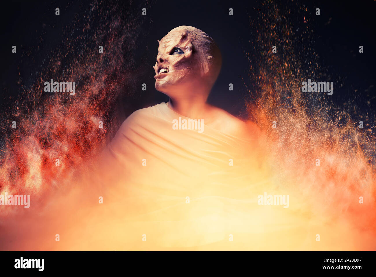 Devil fear hi-res stock photography and images - Alamy