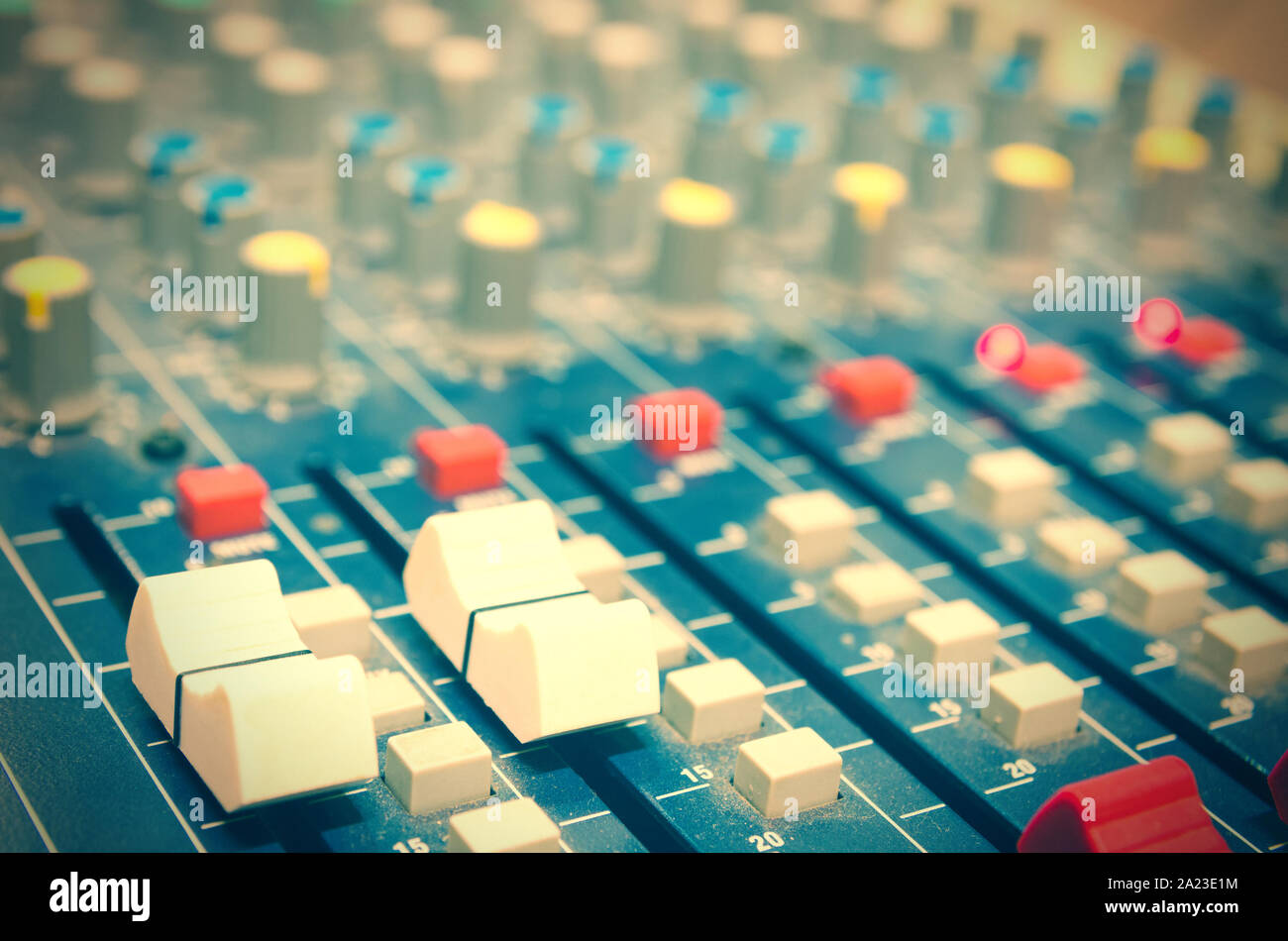 music mixer in a sound recording studio Stock Photo - Alamy