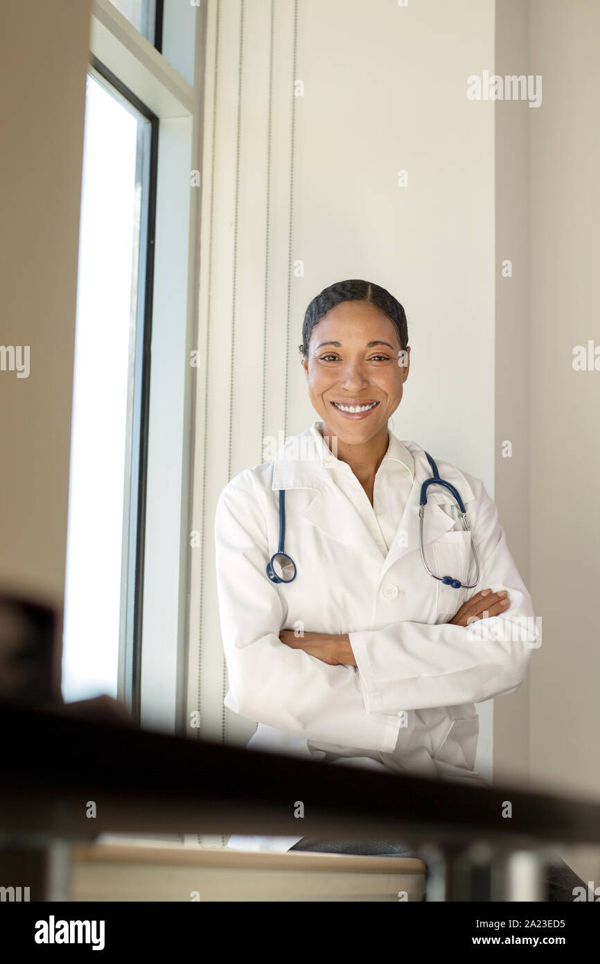 Confident african american doctor hi-res stock photography and images ...