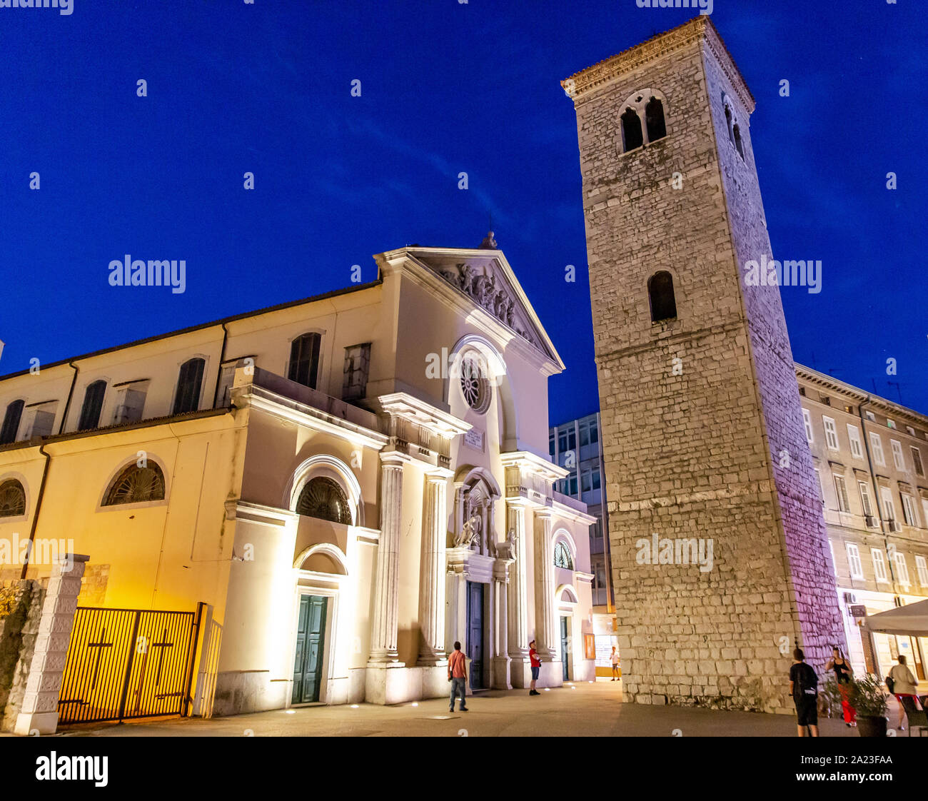 Entrance of the Church of the Assumption of the Blessed Virgin Mary ...
