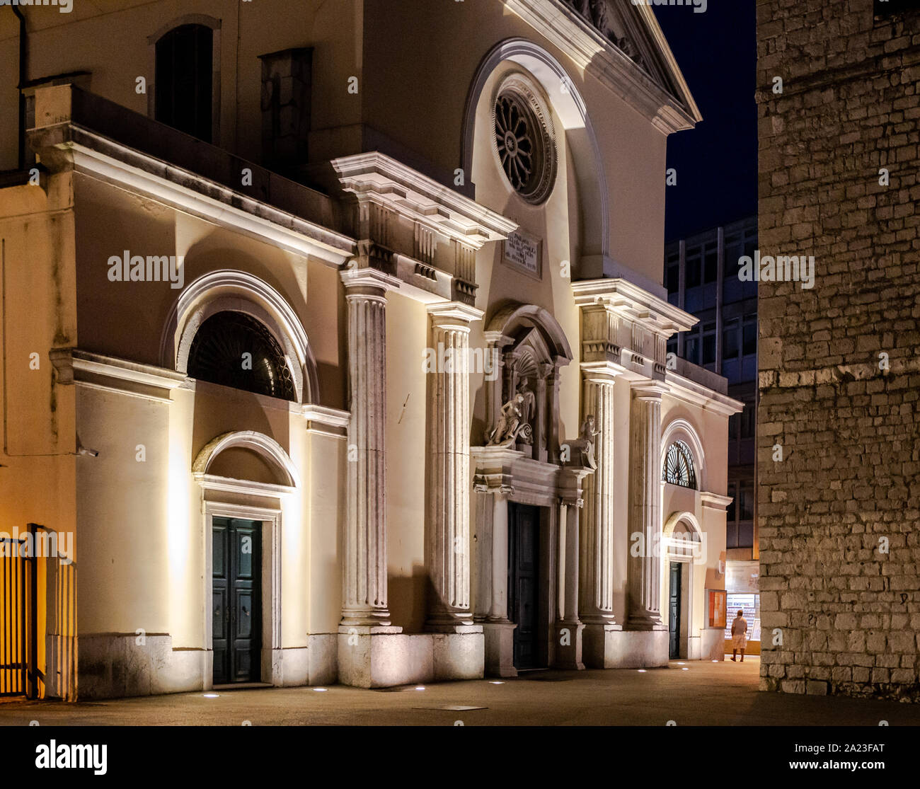 Entrance of the Church of the Assumption of the Blessed Virgin Mary at ...