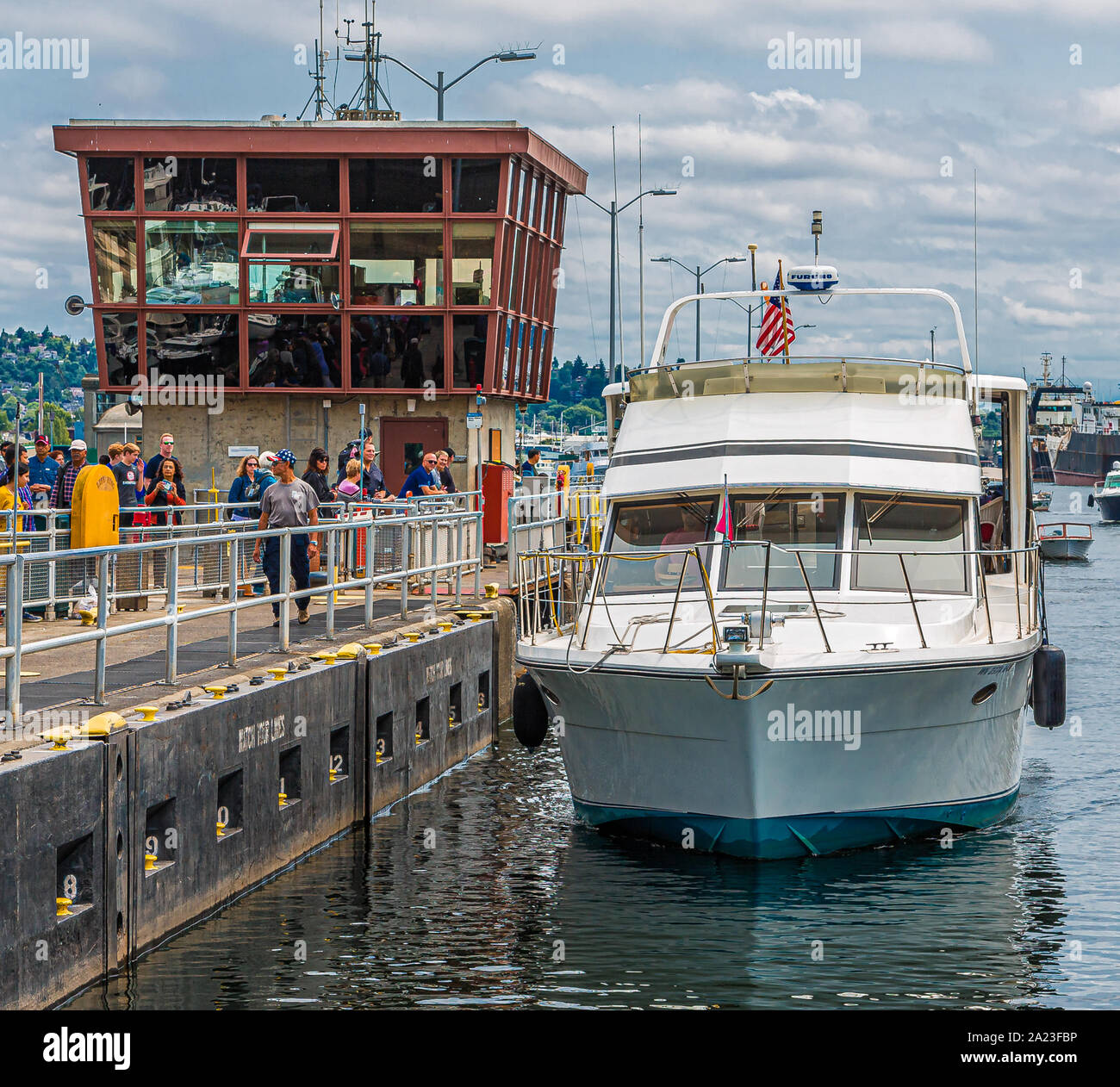 Ship canal bridge seattle hi-res stock photography and images - Alamy