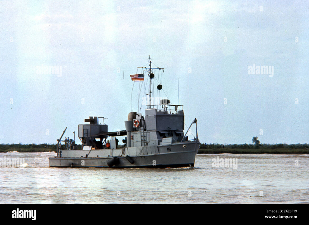 USA Vietnam-Krieg / Vietnam War - MSB 57 feet Minesweeping Boat MSC-16 ...