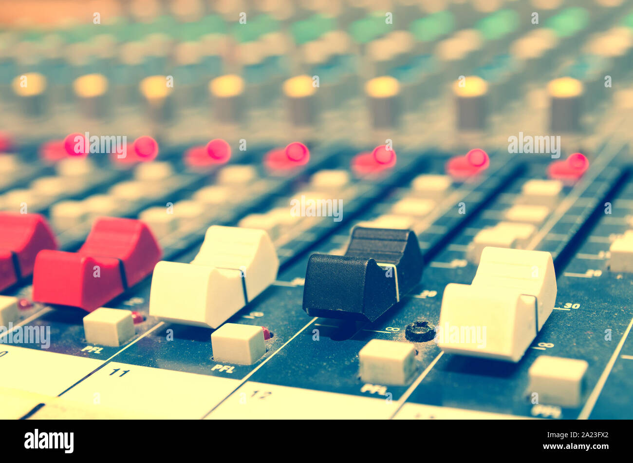 music mixer in a sound recording studio Stock Photo - Alamy