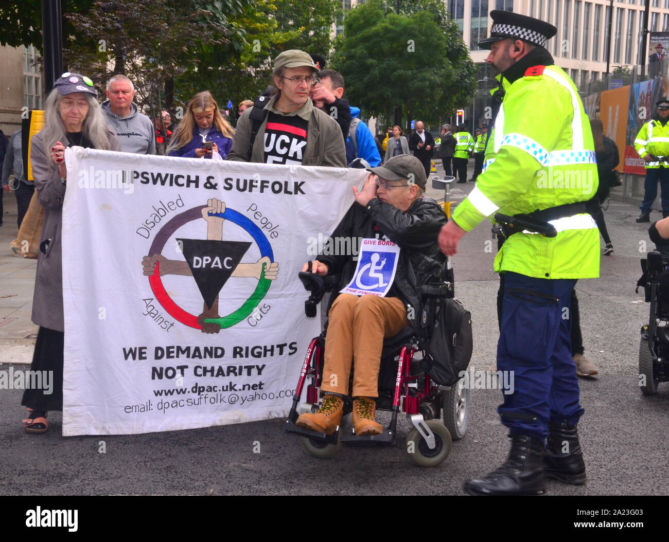 Disabled people against cuts hi-res stock photography and images - Alamy