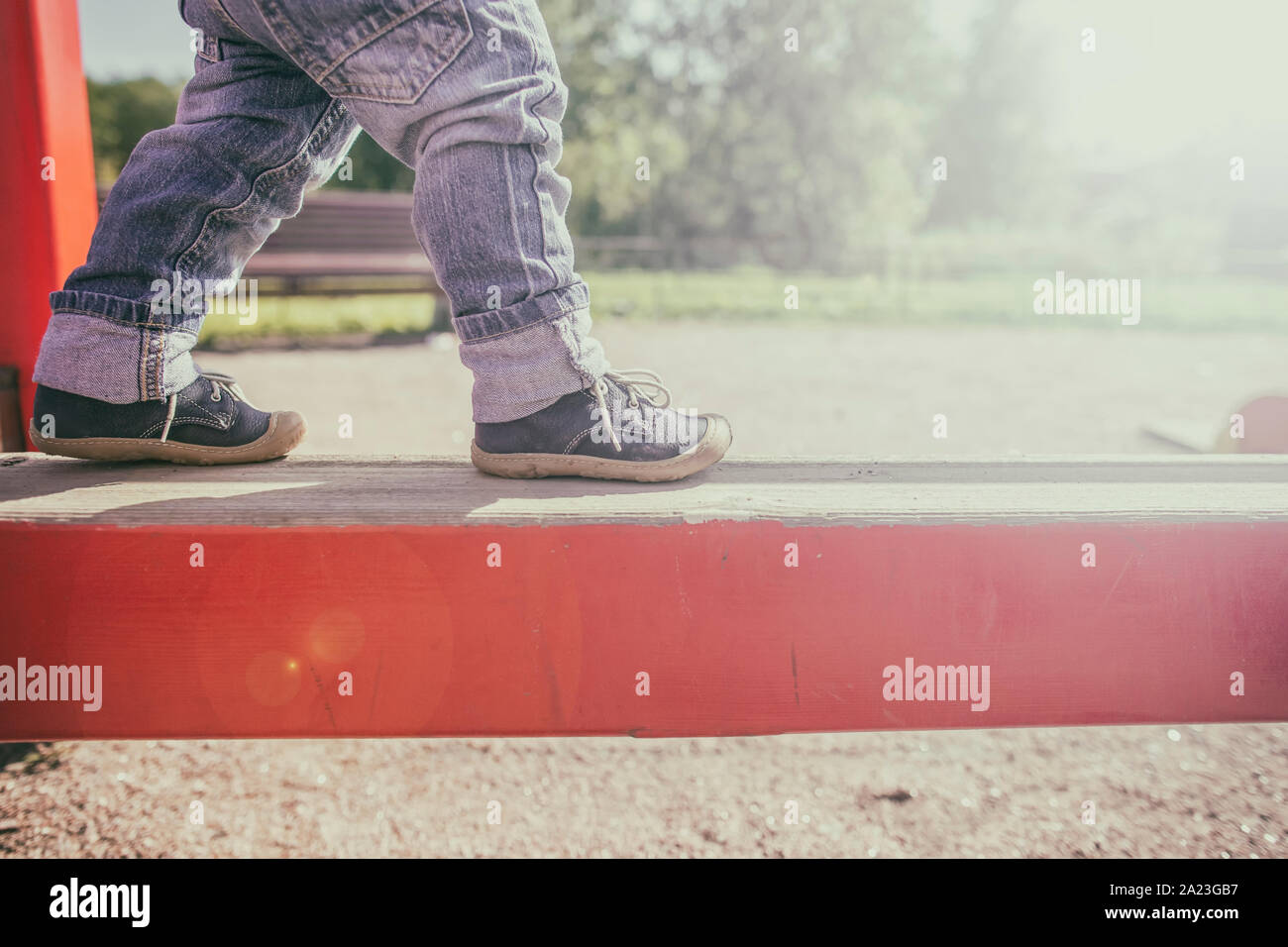 Log playground hi-res stock photography and images - Alamy