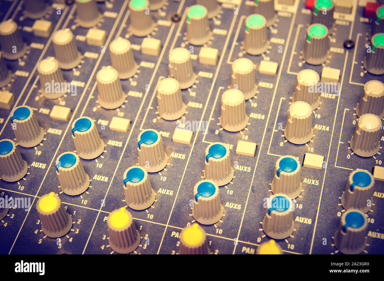 music mixer in a sound recording studio Stock Photo - Alamy