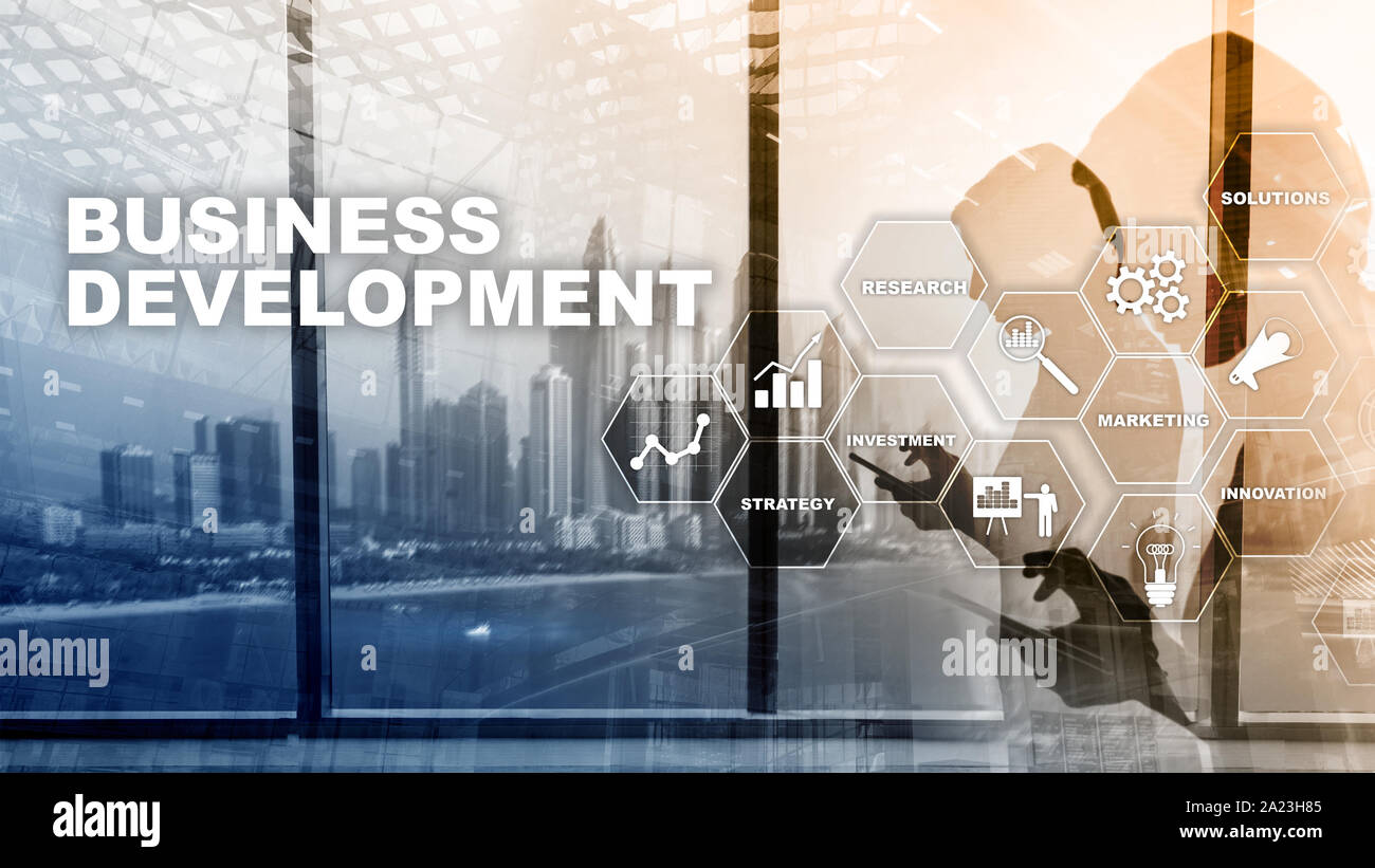 Business Development Startup Growth Statistics. Financial Plan Strategy ...