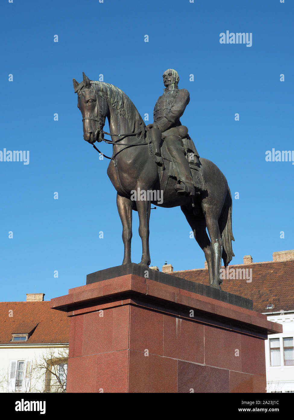 Statue of Gorgey Artur, Castle District, Budapest, Hungary ...