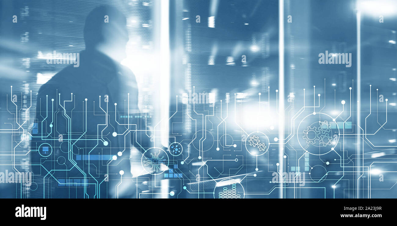 Schematic electronic draft server room information communication ...