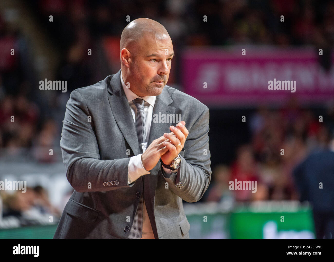 Munich, Germany. 30th Sep, 2019. Basketball: Bundesliga, FC Bayern ...