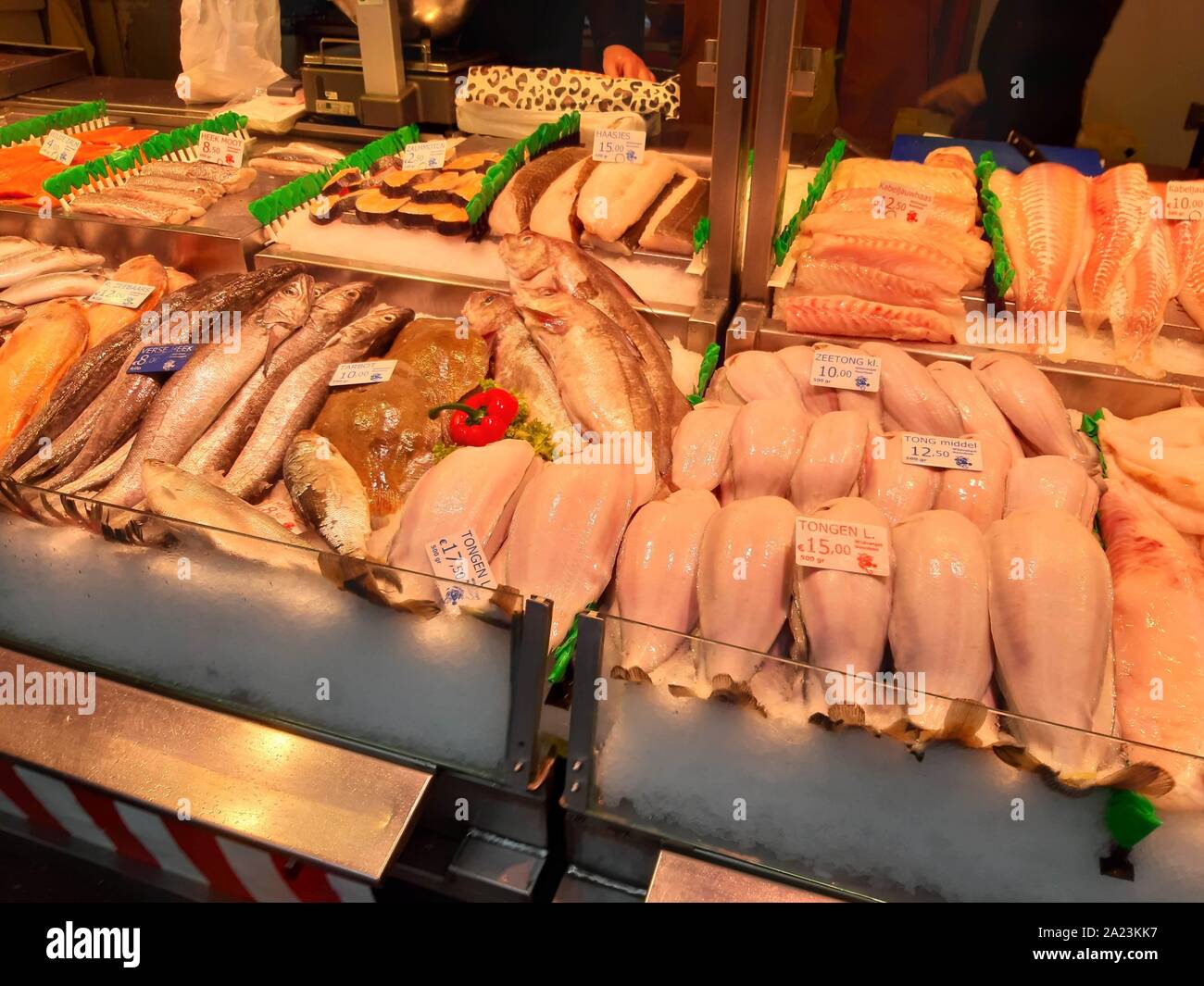 Amsterdam herring fish stall hi-res stock photography and images - Alamy