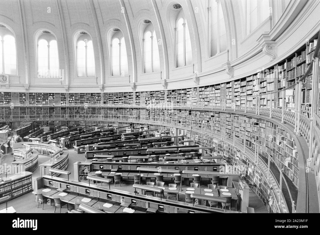 The original British Museum Library reading room. Photographed ...