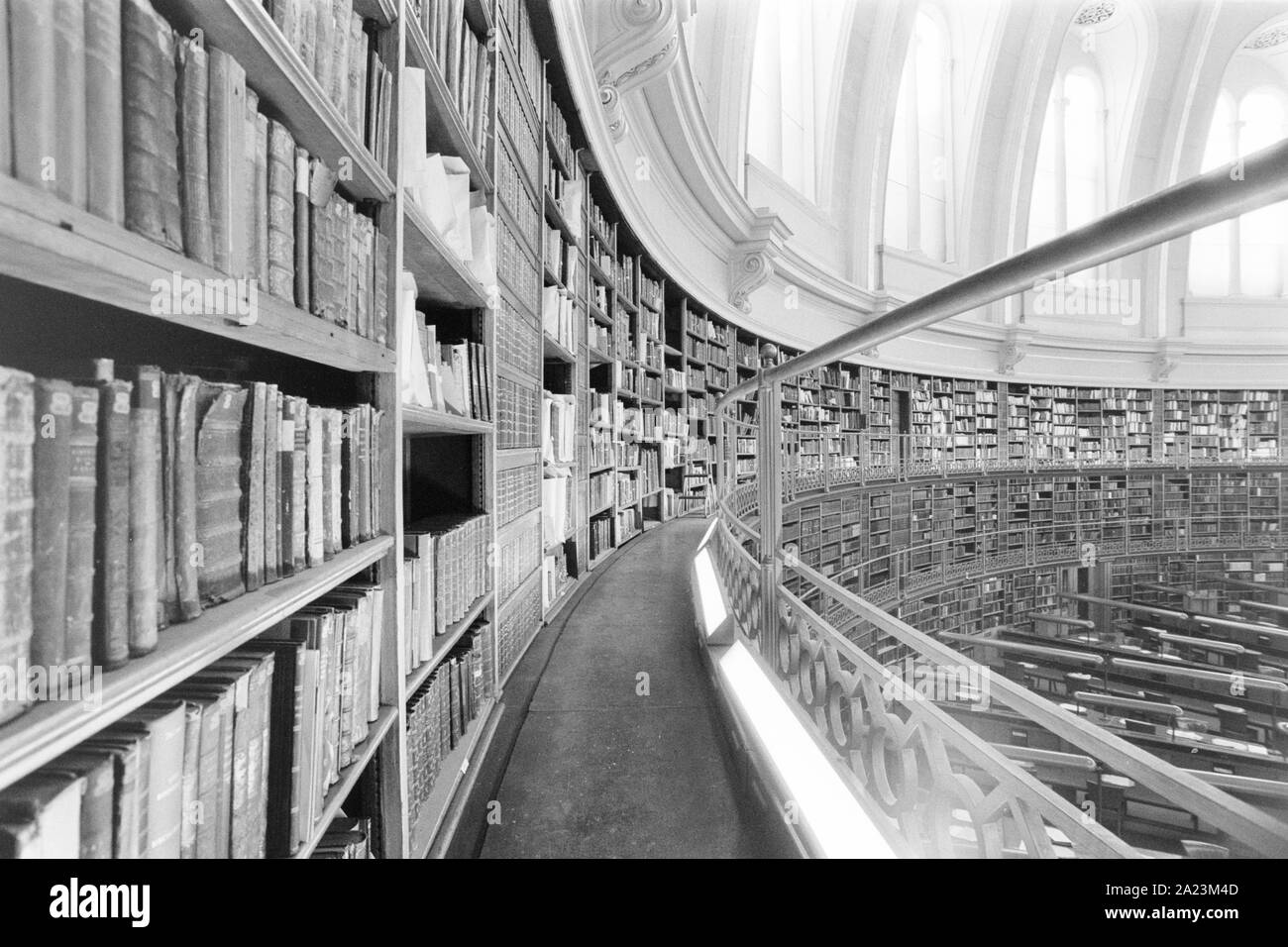 The original British Museum Library reading room. Photographed ...