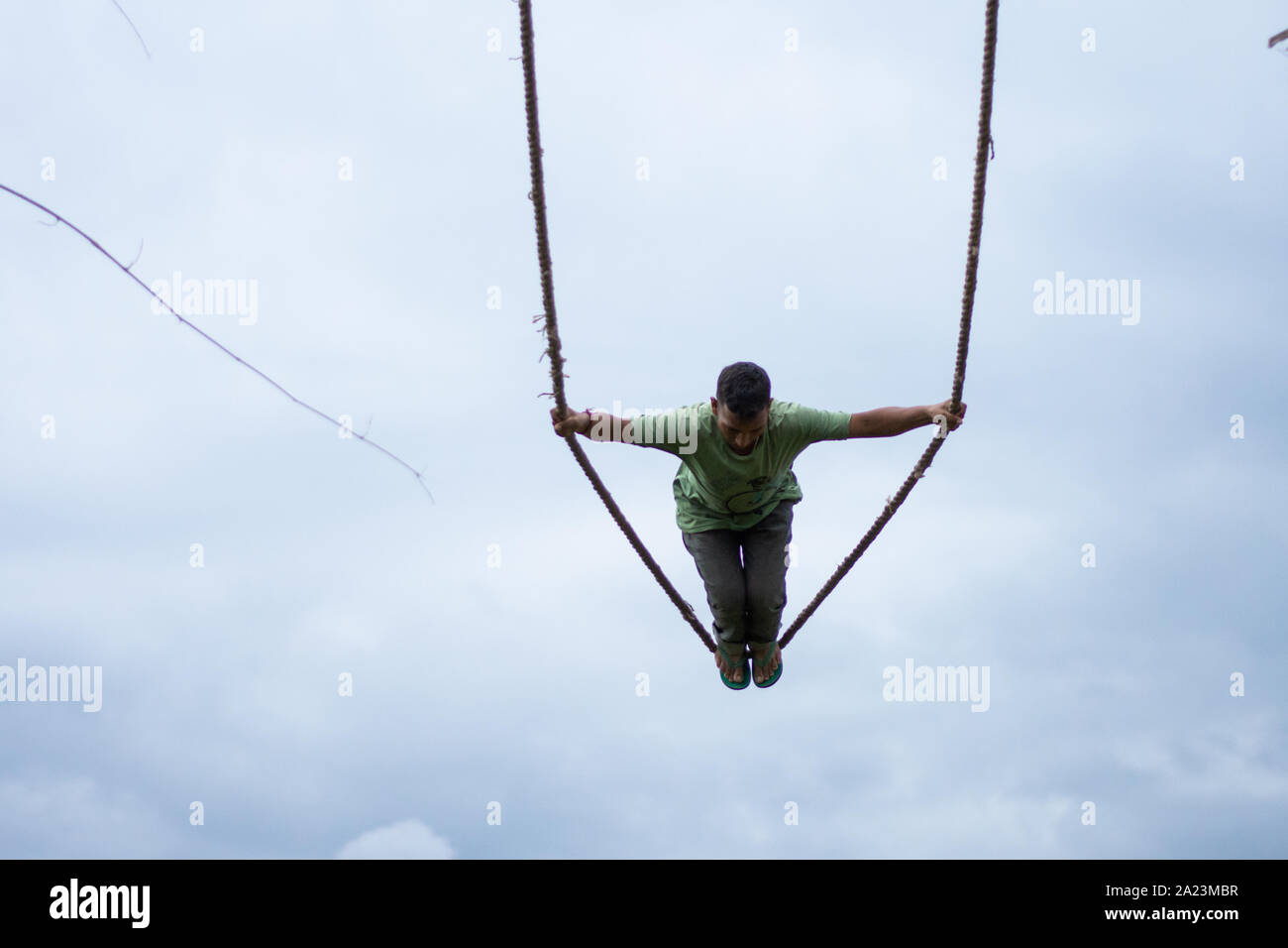 Nepali swing festival hi-res stock photography and images - Alamy