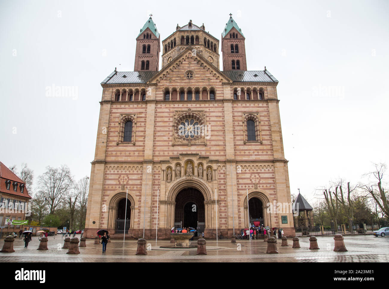Speyer Cathedral is the largest Romanesque church in the world, built in the 10th century in ...