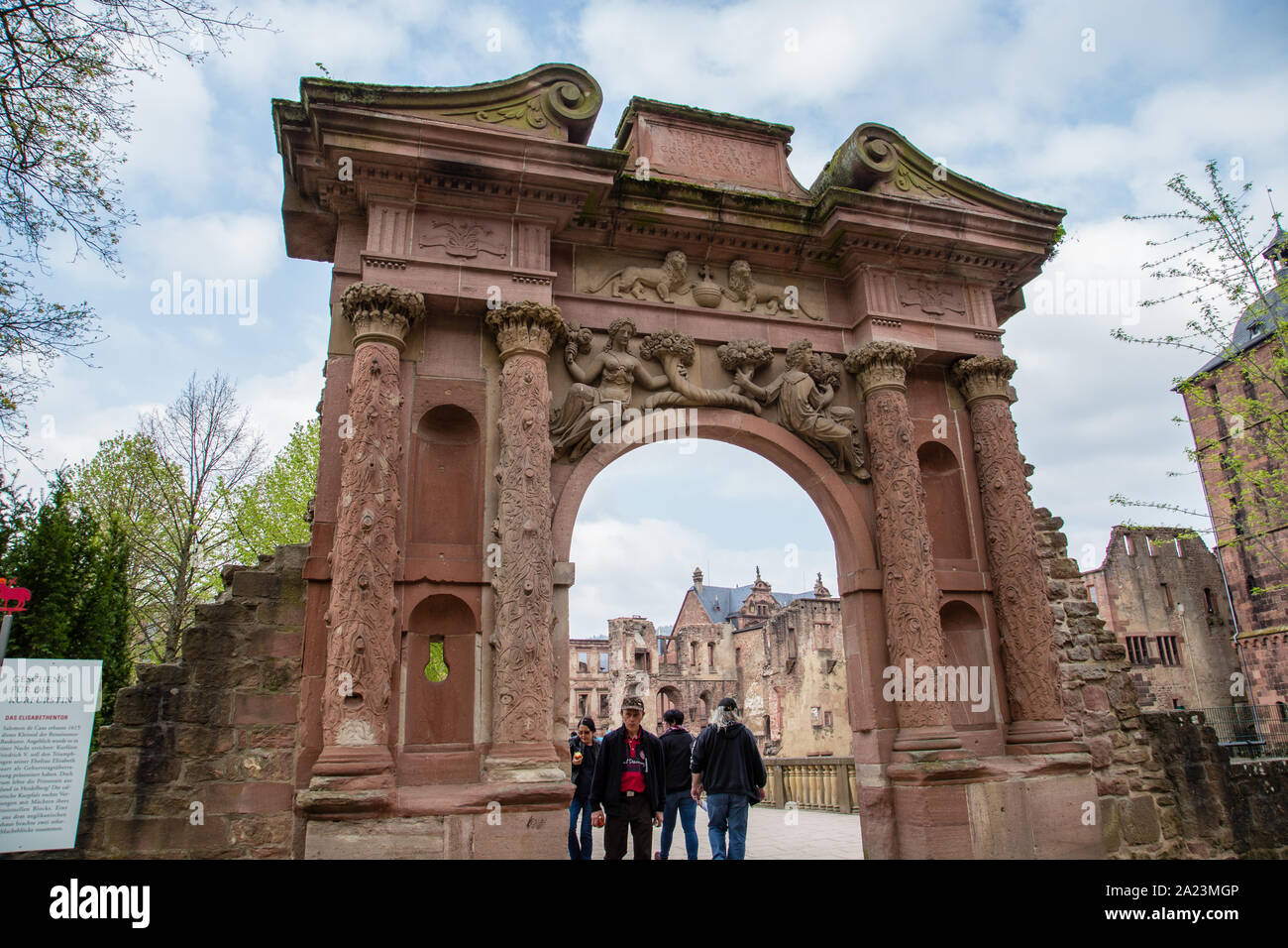 Beautiful ruins heidelberg castle hi-res stock photography and images ...