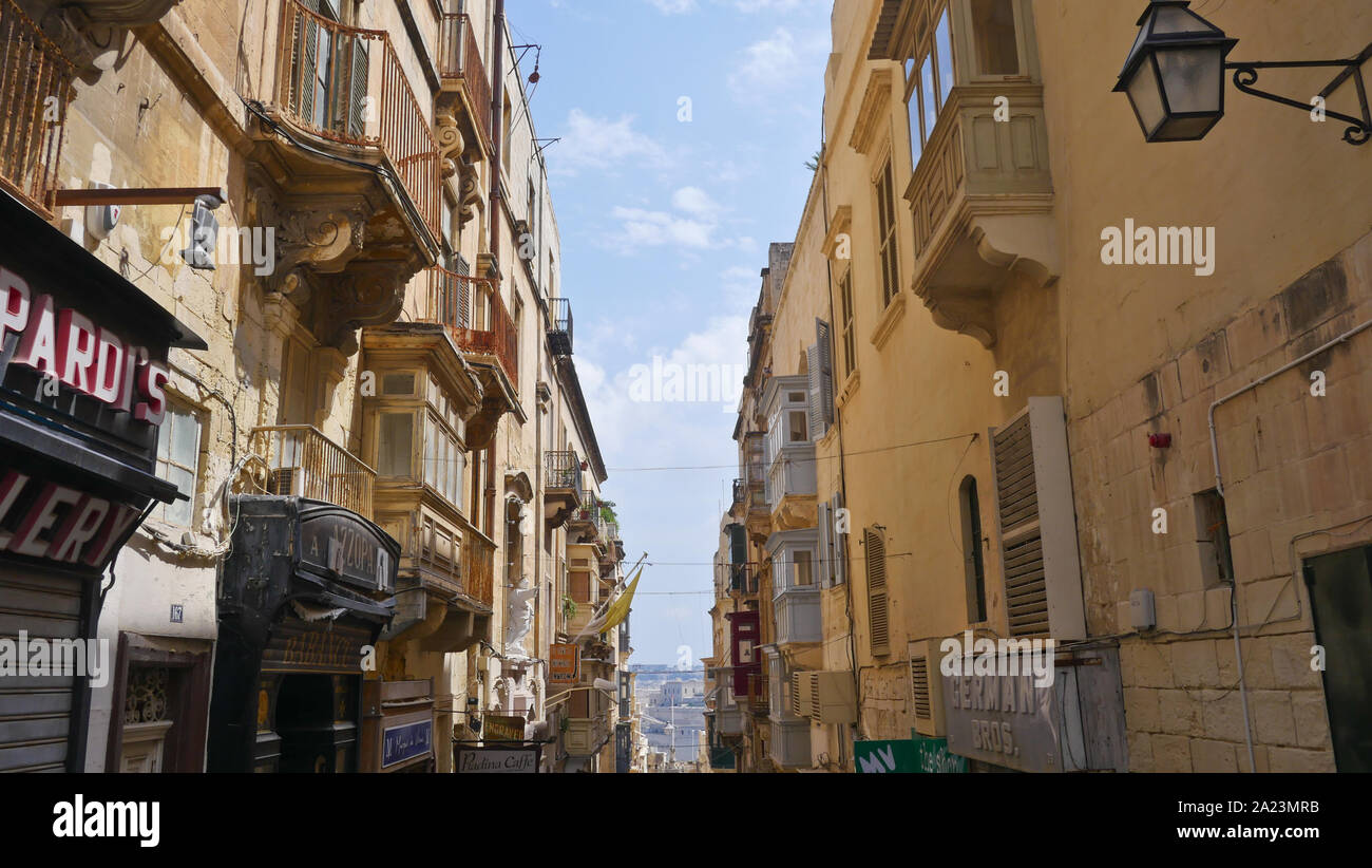 Street photography of the beautiful island of Malta Stock Photo - Alamy