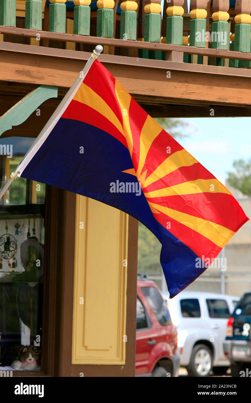 Arizona state flag hi-res stock photography and images - Alamy