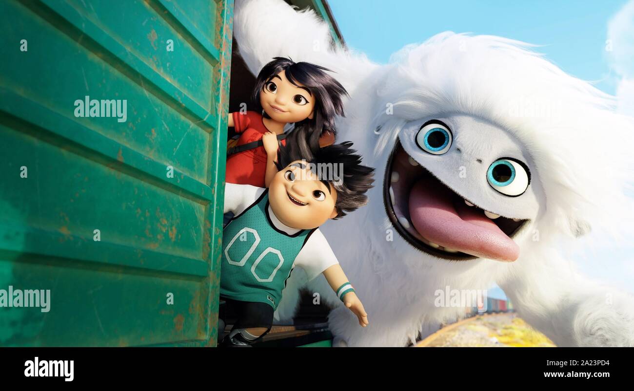 ABOMINABLE, from left: Yi (voice: Chloe Bennet), Peng (voice: Albert ...