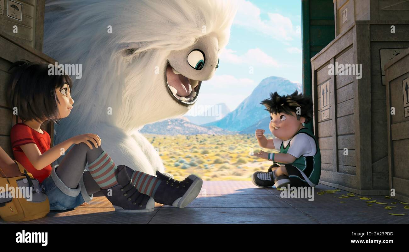 ABOMINABLE, from left: Yi (voice: Chloe Bennet), Everest (voice: Joseph ...
