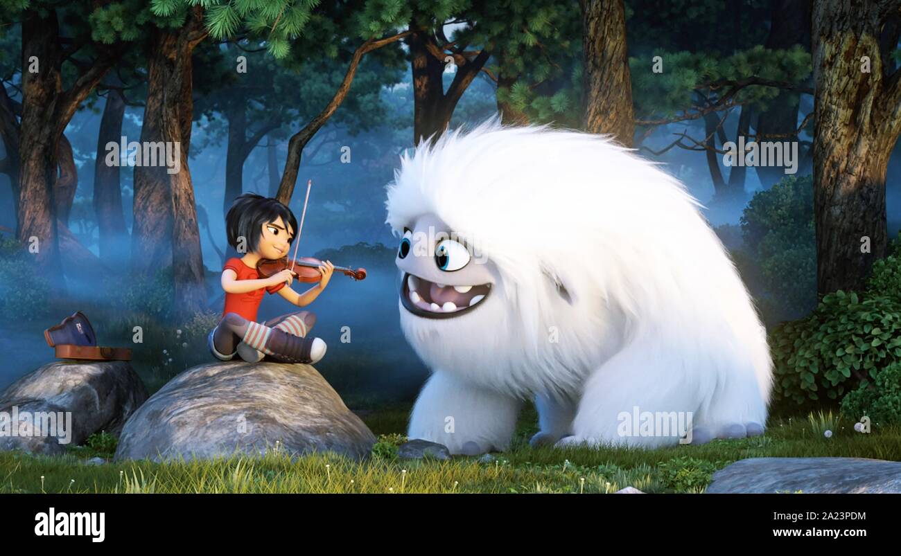ABOMINABLE, from left: Yi (voice: Chloe Bennet), Everest (voice: Joseph ...