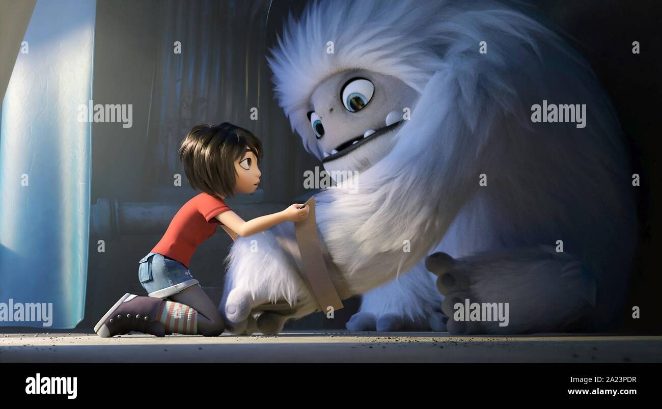 ABOMINABLE, from left: Yi (voice: Chloe Bennet), Everest (voice: Joseph ...