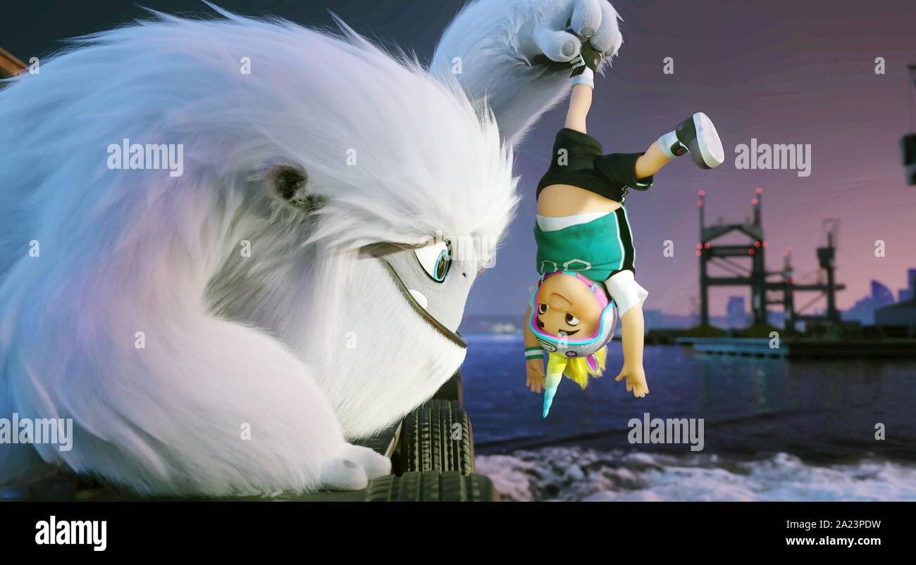 ABOMINABLE, from left: Everest (voice: Joseph Izzo), Peng (voice ...
